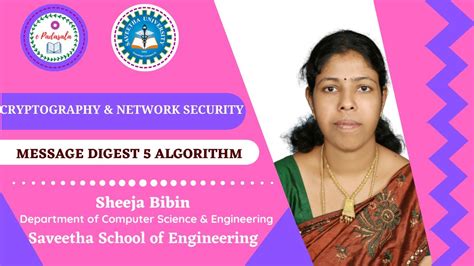 Message Digest 5 Algorithm Youtube