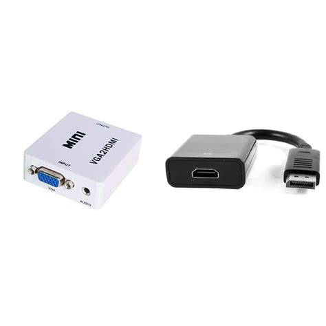 Amazon In Buy POSH VGA To HDMI Mini HD P Mm Audio VGA To HDMI HD HDTV Video Converter