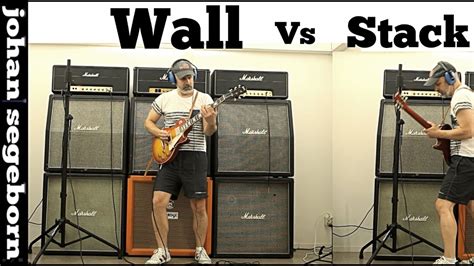the difference between a marshall stack and a marshall wall youtube