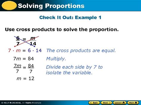 Solving Proportions Warm Up Problem Of The Day