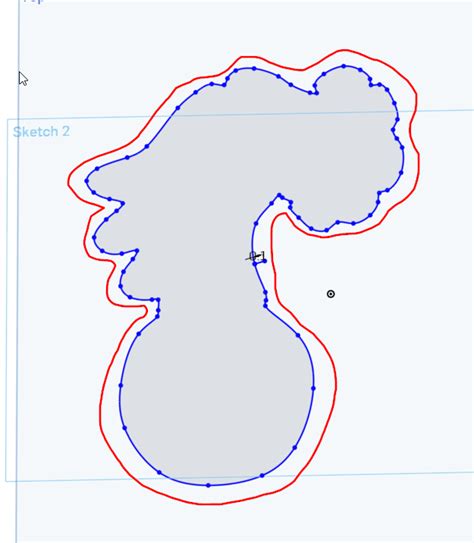 what tool can i use to outline this spline fusion 360 has a tool