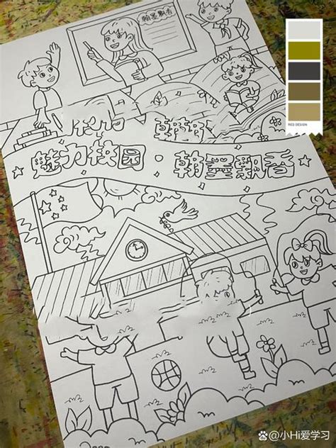 关于校园生活的简笔画一等奖图文怎么画（共19张）简笔画图片大全