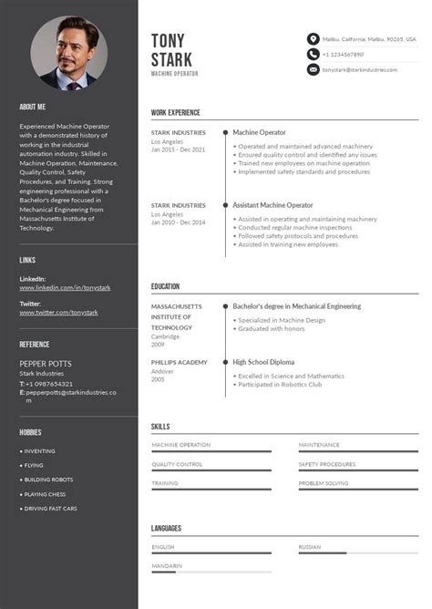 Craft Your Job Winning Machine Operator Resume With Our Guide