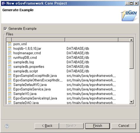 egovframework dev2 imp editor ide codegen model xmi 파일을 이용한 코드 자동 생성