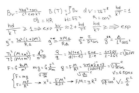 Astrophysics Equations Stock Vectors Istock