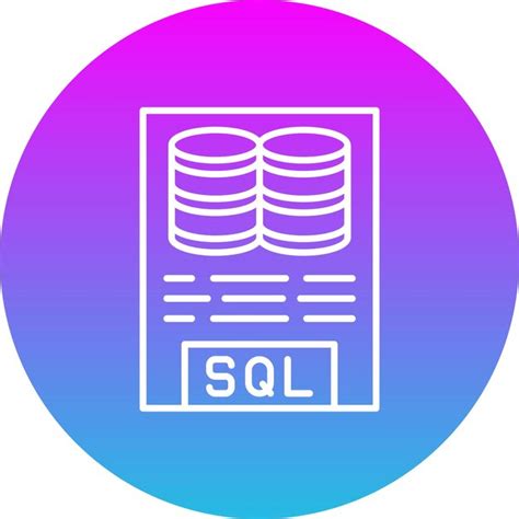 Sql 아이콘 프리미엄 벡터