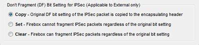 Set The DF Bit For IPSec