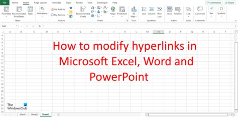 How To Modify Hyperlinks In Excel Word And Powerpoint