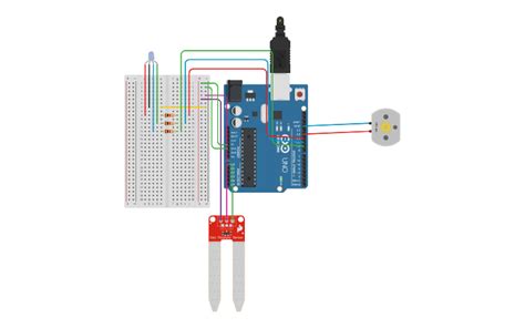 Circuit Design 09 ณัฐภัทร ระบบรดน้ำอัตโนมัติ Tinkercad