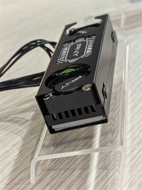 Одного вентилятора для Ssd уже мало Pny показала систему охлаждения Dual Fan Ssd Heatsink с