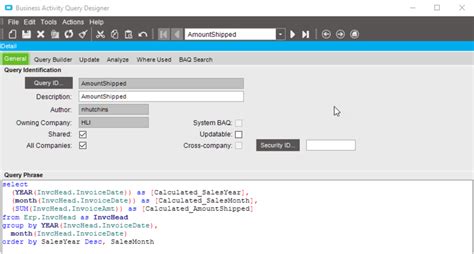 Epicor Selecting Amounts Of Data With Variables Software Spiceworks Community