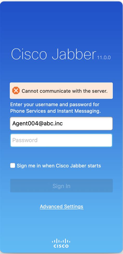 Jabber Remote Desktop Cannot Connect To Server Cisco Community