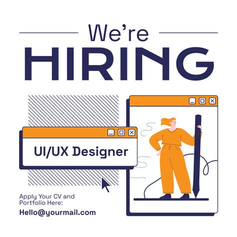 Ui Ux Designer Is Needed Online Linkedin Post Template Vistacreate