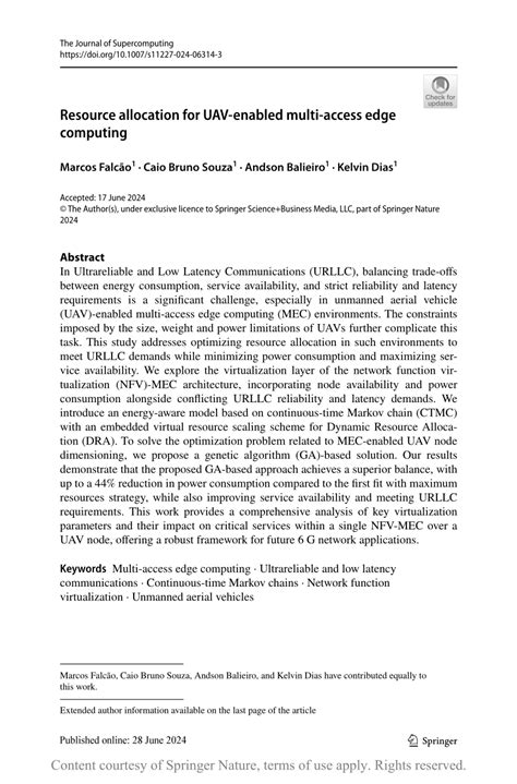 Resource Allocation For Uav Enabled Multi Access Edge Computing