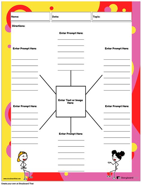 Spider Map Color Portrait 6 Storyboard Av No Examples