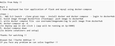 How I Deployed Flask And Mysql With Docker Compose Rubeena Khan
