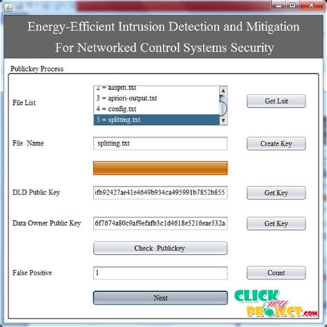 Energy Efficient Intrusion Detection And Mitigation For Networked