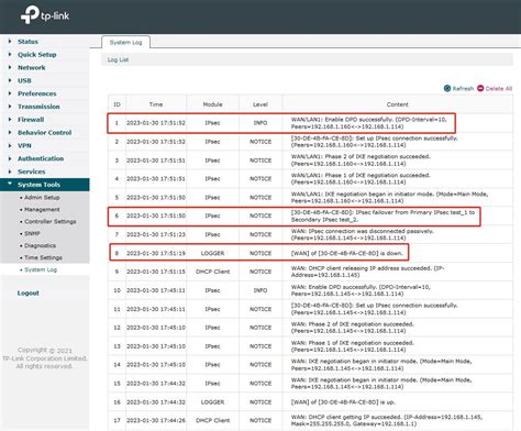 How To Configure Ipsec Failover On Omada Router In Standalone Mode Tp Link India