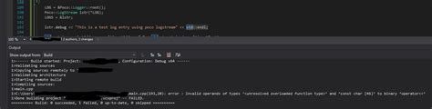 Unresolved Overloaded Function Type When Using Logstream Operator
