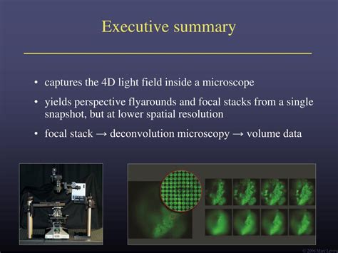 Ppt Light Field Microscopy Powerpoint Presentation Free Download Id 248069