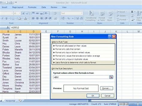 Conditional Format Entire Row In Excel 2007 Video Dailymotion