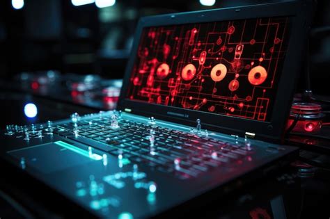 Premium Photo Malware Detection Scenario In Action Generative Ia