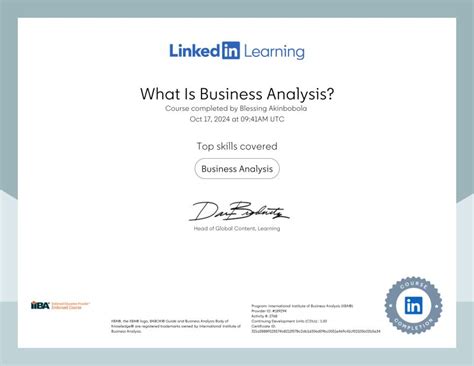 Blessing Akinbobola On Linkedin Certificate Of Completion