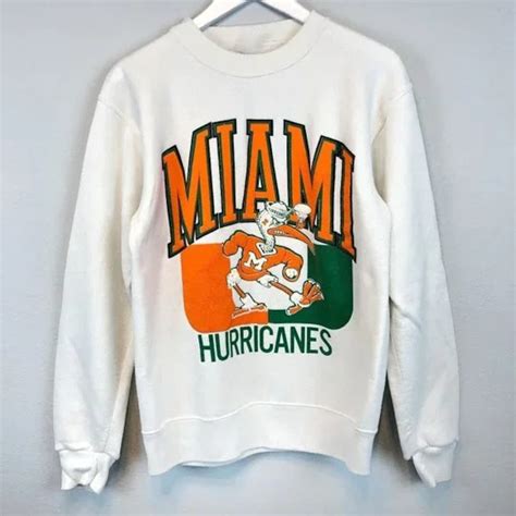 Miami Hurricanes Sweatshirt And University Of Miami Hoodie Ncaa