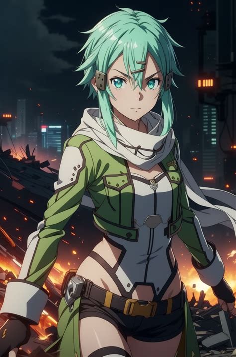 AI Art Sinon By HONDA XV PixAI