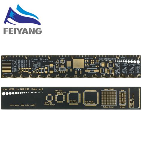 Pcb Ruler For Electronic Engineers For Geeks Makers For Arduino Fans
