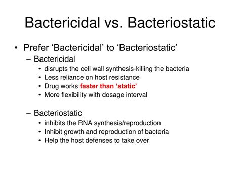 Which Antibiotics Are Bactericidal