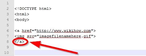 Cómo crear un vínculo de imagen en HTML 8 pasos