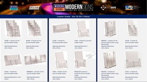 Portrait Leaflet Counter Stands