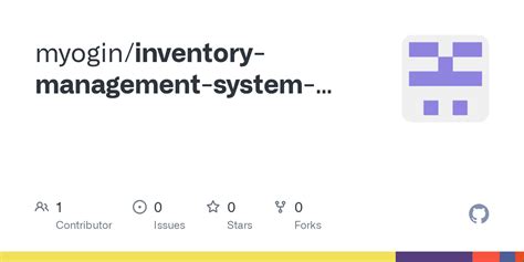Github Myogininventory Management System Master