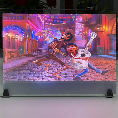 3d Alr 화이트 전면 프로젝션 스크린 필름 홀로그램 자체 접착 스크린 스마트 창 유리 광고용