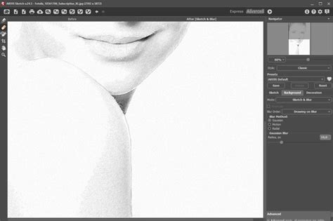Using Smudging Technique On A Sketch