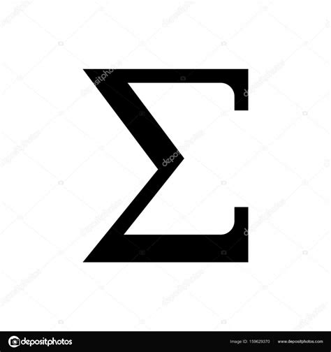 Сигма проста піктограма Stock Vector by ©get4net 159629370