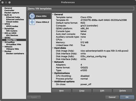 Add Cisco Iosv Devices To Gns3 On Macos Marcs Tech Blog