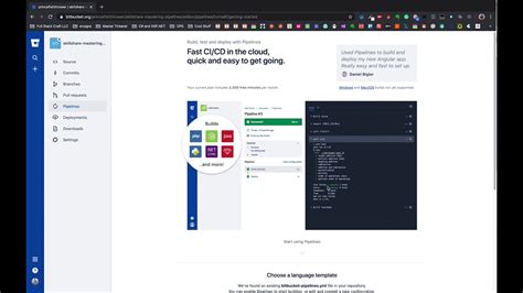 Mastering Bitbucket Pipelines Lesson Creating Your First Pipeline Youtube