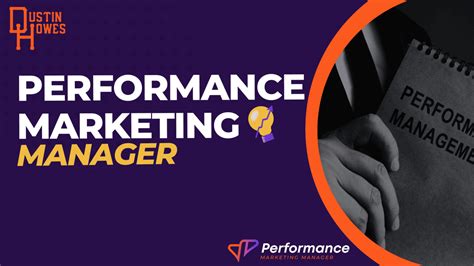 Performance Marketing Manager Performance Marketing Manager