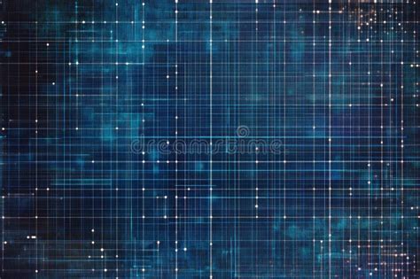 Abstract Digital Grid Layout For Big Data And Information Visualization Concepts Stock