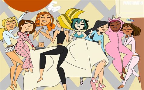 Total Drama Girls Slumber Party Art By Pamehameha On Deviantart Rtotaldrama