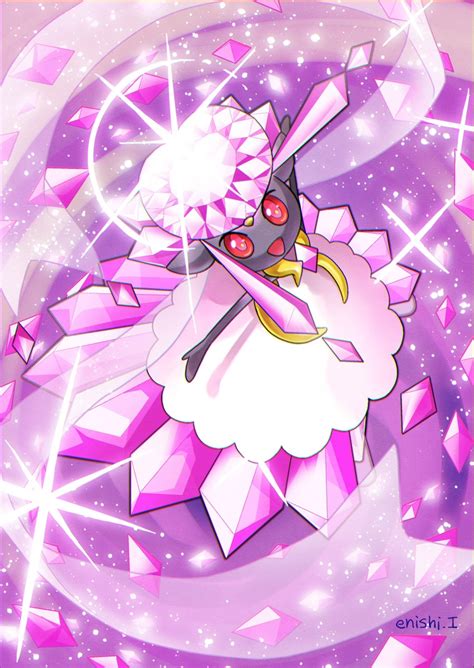 Diancie And Mega Diancie Pokemon Drawn By Yukari Yukari