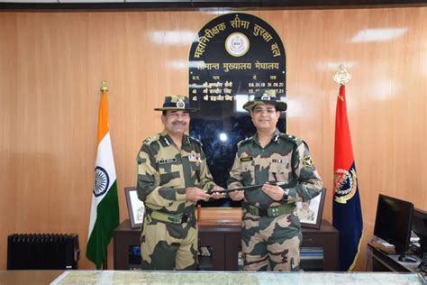 Ips Officer Pradeep Kumar Took Charge Of Bsf Meghalaya Frontier