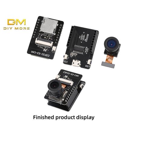diymore esp32 s3 cam บอร์ดพัฒนา wifi บลูทูธโมดูลบอร์ดโหลด esp32 s3 wroom 1 n16r8 โมดูล shopee