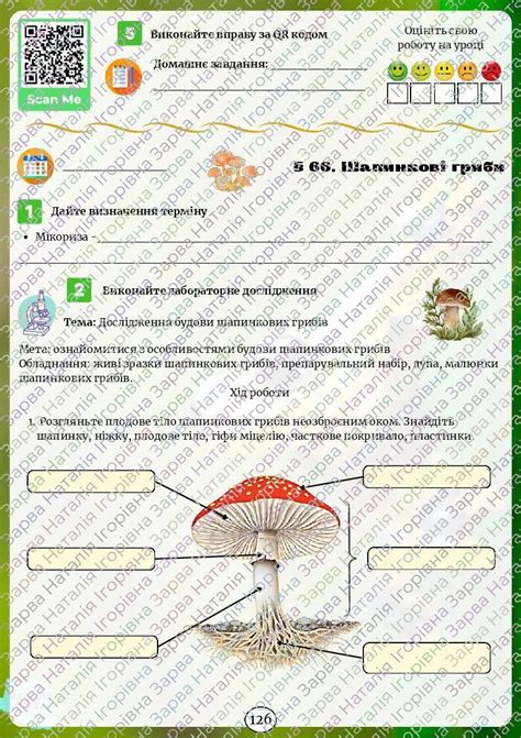 Робочий зошит з біології для 7 класу НУШ до підручника П Балан Біологія