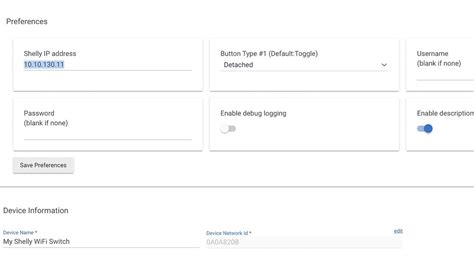 Custom Device Network Id DNI For Shelly Device Gets Overwritten After