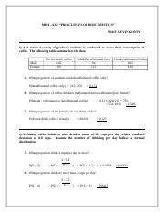Biostatistics Assignment Question SHAH Docx MPH PRINCLIPLES OF