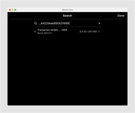 Explorer Bitcoin Core App Design Docs