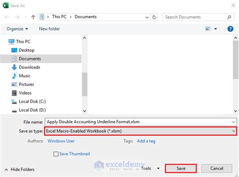 How To Apply Double Accounting Underline Format In Excel